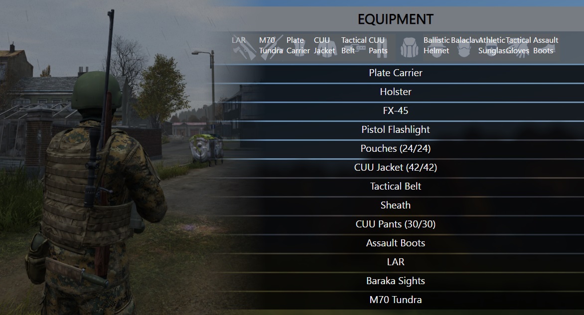 DayZLoadout | Inventory